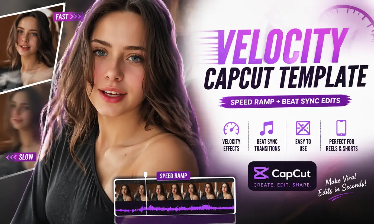 Velocity CapCut Template Free | Latest Viral Speed Edits 2026